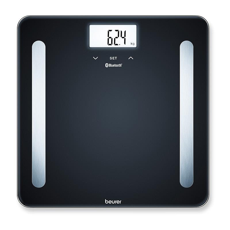 Buy Beurer BF600B Bluetooth Glass Body Fat Scale: Pure Black 1unit ...