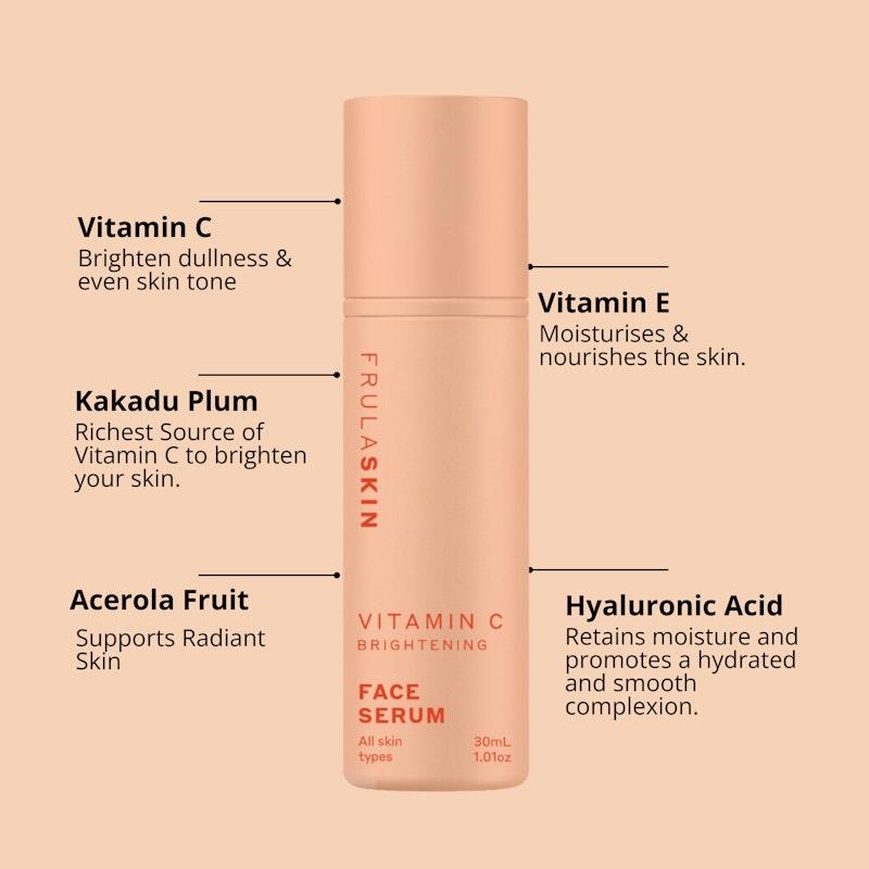 Buy Frula Brightening Vitamin C Serum 30ml Online at Chemist Warehouse®