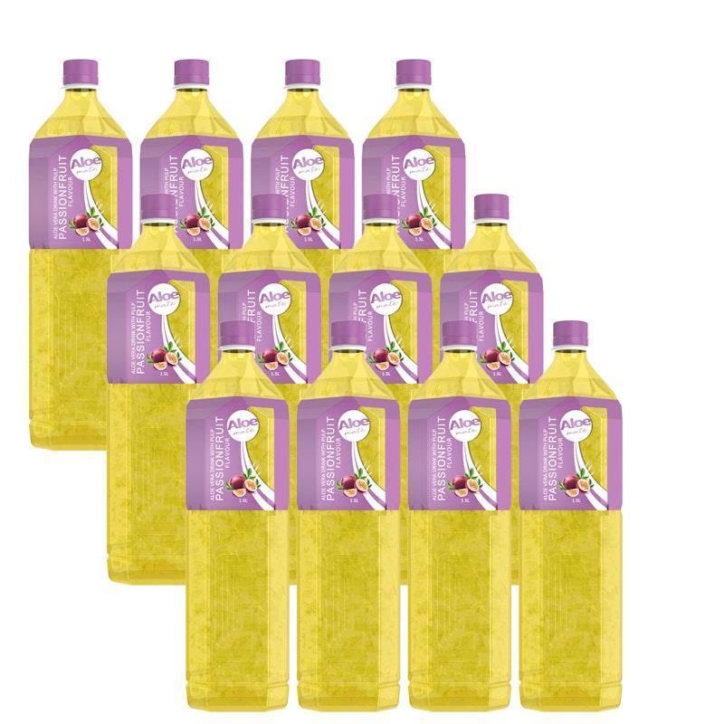Buy Aloe Mate Aloe Vera 1.5L Passion Fruit 12Pack online at Chemist ...