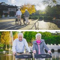 Buy Equipmed Easy Stride Foldable Aluminium Walking Frame Rollator Blue ...