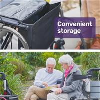 Buy Equipmed Easy Stride Foldable Aluminium Walking Frame Rollator Blue ...