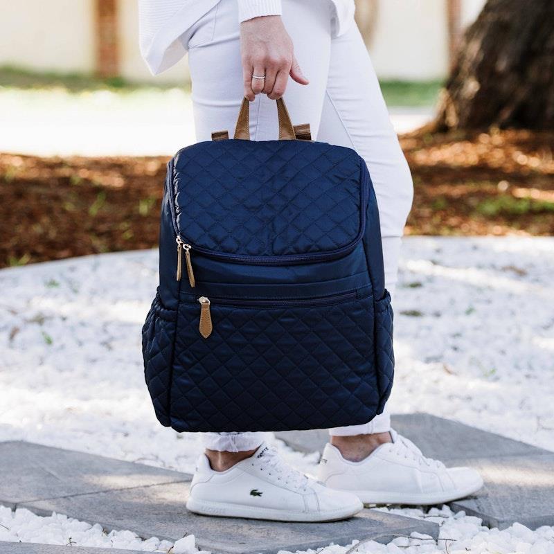 Buy Hannah & Henry Essential Nappy Bag Backpack Navy Online at Chemist ...
