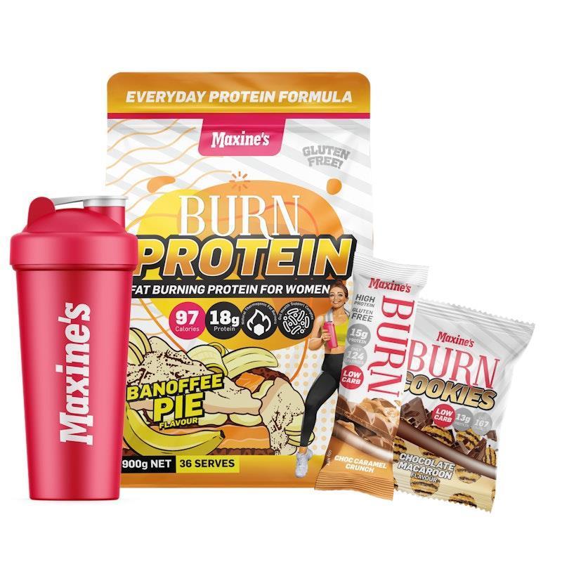 Buy Maxine's Burn Protein Value 900g - Banoffee Pie Bundle online at ...