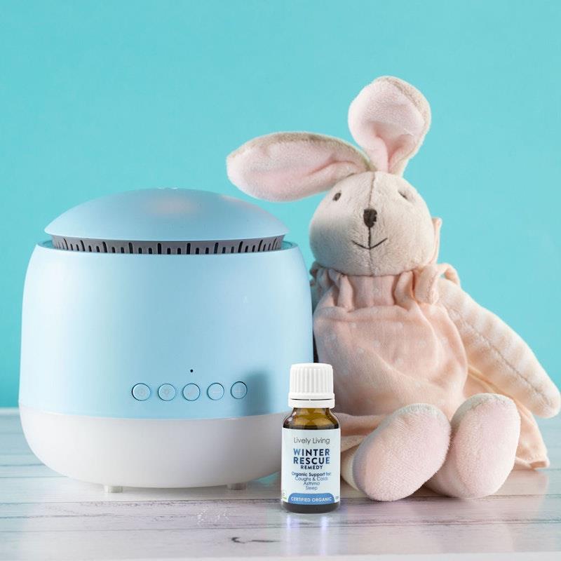 Buy Lively Living Aroma-Snooze 7 in 1 Sleep Aid Humidifier Blue Online ...