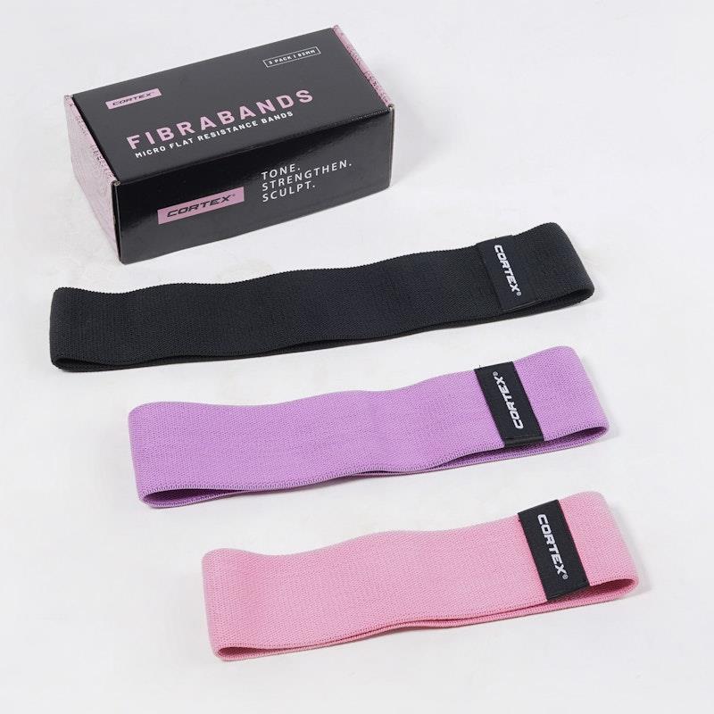 Buy CORTEX FibraBands 3 Pack Micro Flat Resistance Bands (82mm) 3Pack Online at Chemist Warehouse®