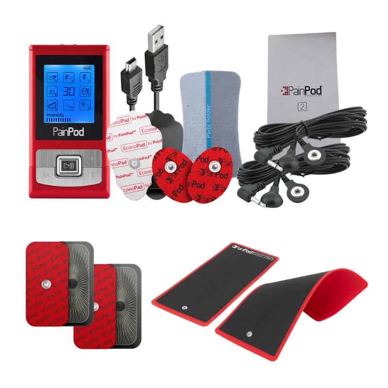 Buy PainPod Starter Pack TENS/EMS Bundle Red online at Chemist Warehouse