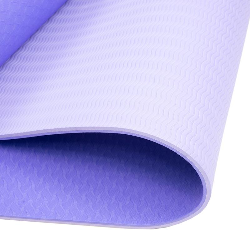 Buy Powertrain TPE Pilates Exercise Yoga Mat 8mm Light Purple Online at ...