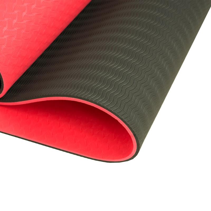 Buy Powertrain TPE Pilates Exercise Yoga Mat 8mm Red Online at Chemist ...