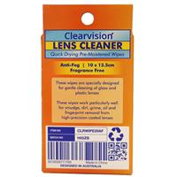 Buy Clearvision Lens Cleaner Wipes 10 x 13.5cm 20 Pieces/Box Online at ...