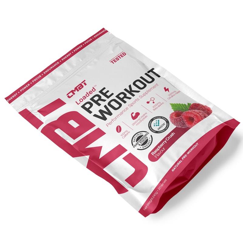 Buy CMBT Loaded Pre Workout 240g Raspberry Crush Online at Chemist ...