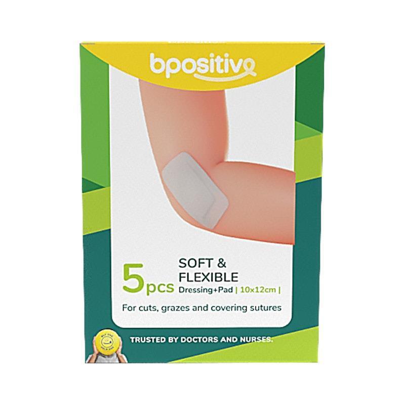Buy bpositive Soft & Flexible Dressing Pad 10x12cm 2Pack online at ...