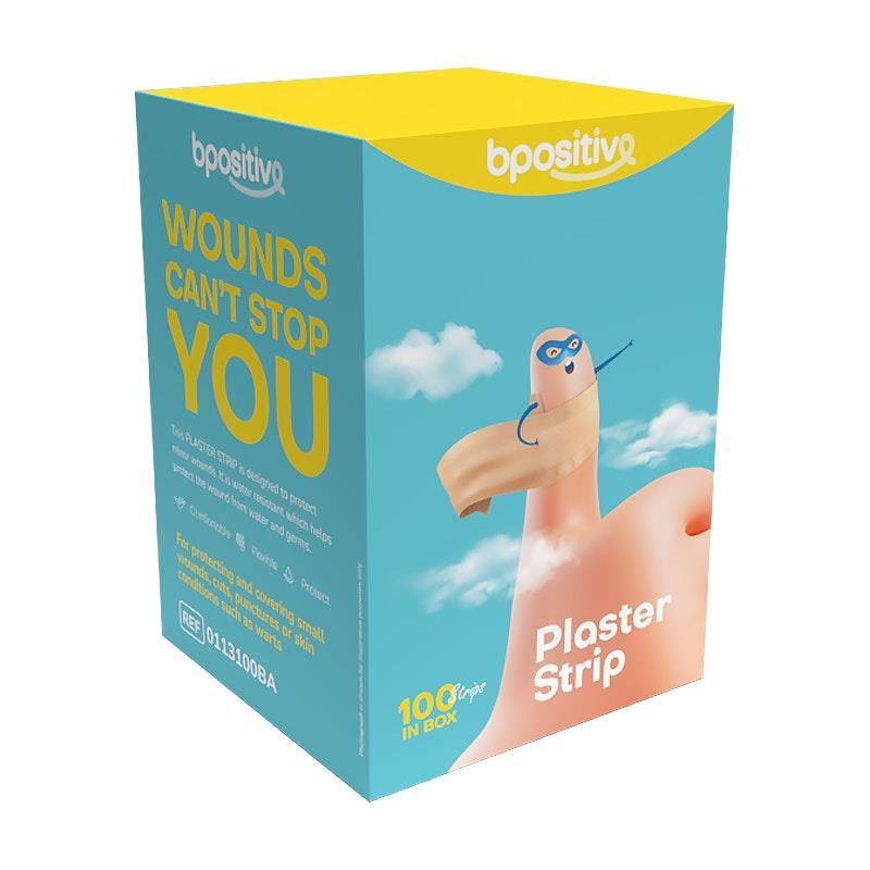 Buy bpositive Plaster Strips (BX100) 2Pack Online at Chemist Warehouse®