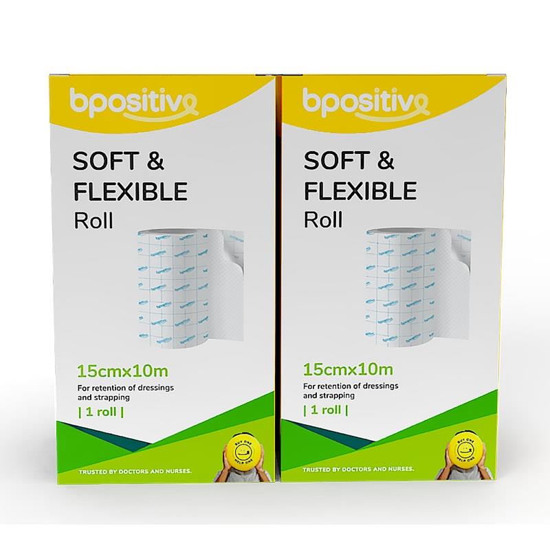 Buy bpositive Soft & Flexible Roll 15cmx10m 2Pack online at Chemist ...