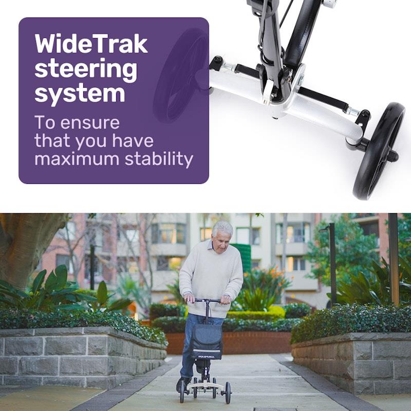 Buy Equipmed Knee Scooter Walker With Disc Break & Suspension Bag ...
