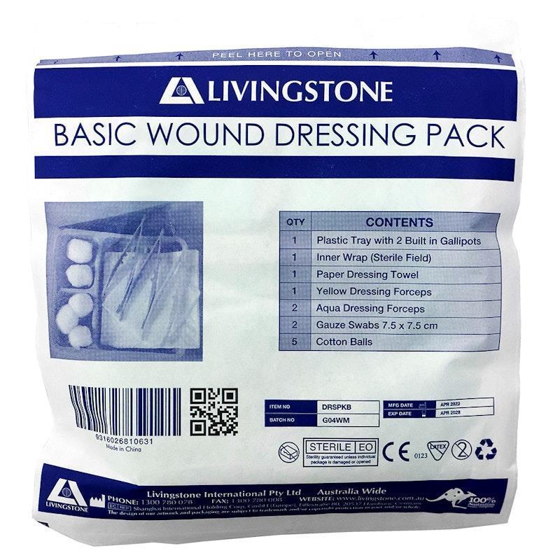 Buy Livingstone Basic Wound Dressing Sterile Pack online at Chemist ...