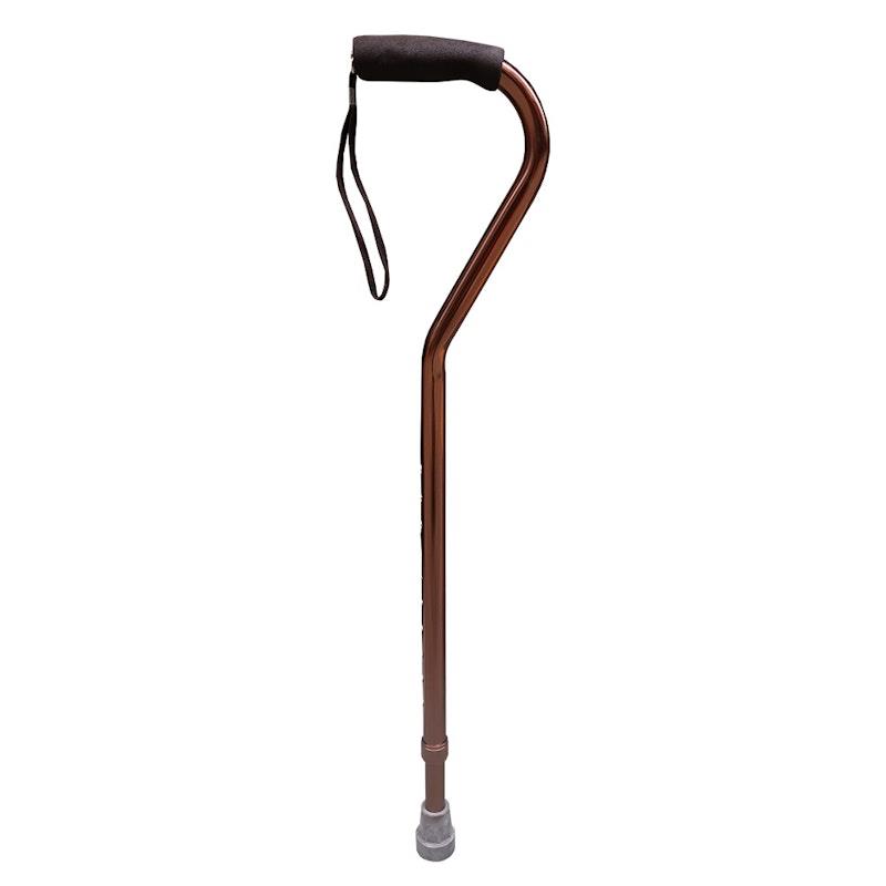 Buy Livingstone Walking Stick Swan Neck Aluminium Adjustable 78-100 cm ...