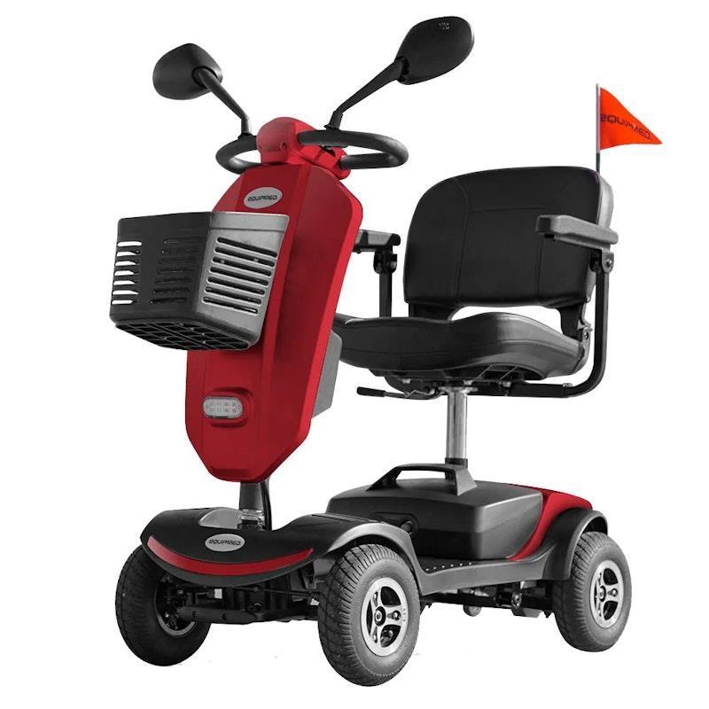Buy Equipmed Electric Mobility Scooter For Elderly Pathline (Red ...