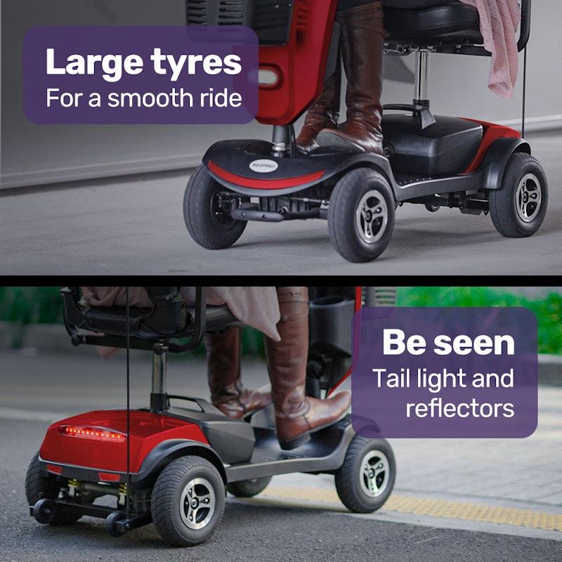 Buy Equipmed Pathline Mid-Sized Electric Mobility Scooter For Elderly ...