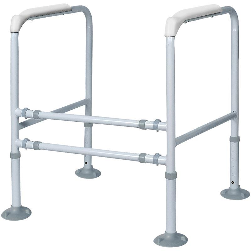 Buy Equipmed Over Toilet Support Frame Safety Grab Rail Aid 125Kg Max ...