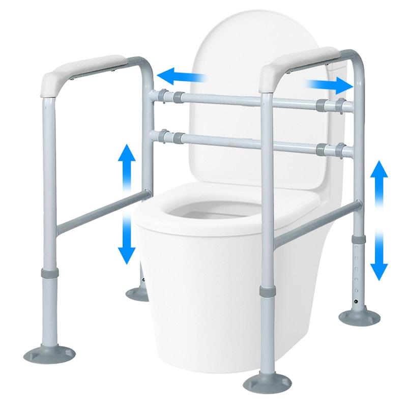 Buy Equipmed Over Toilet Support Frame Safety Grab Rail Aid 125Kg Max ...