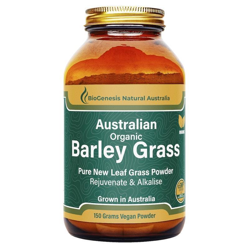 Buy BioGenesis Australian Organic Barley Grass Powder 150g online at ...