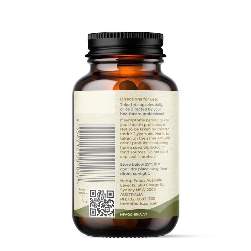 Buy Hemp Foods Australia Plant-Based Omega Capsules 60 caps Twin Pack ...