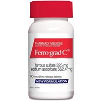 Buy FERRO-GRAD Iron & Vitamin C 90 Tablets Online at Chemist Warehouse®
