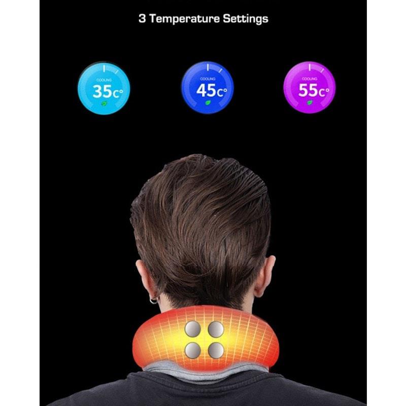 Buy Caremax 3 in One Cervical Collar Air Bag Massage & TENS & Heat ...