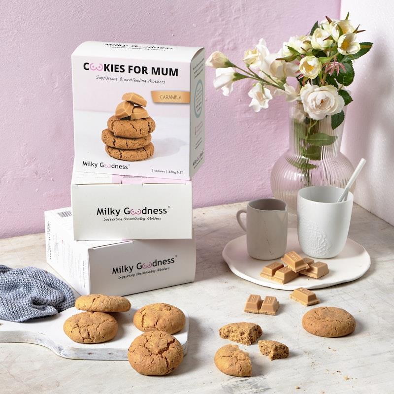 Buy Milky Goodness Caramilk Lactation Cookies 12Pack Online at Chemist ...
