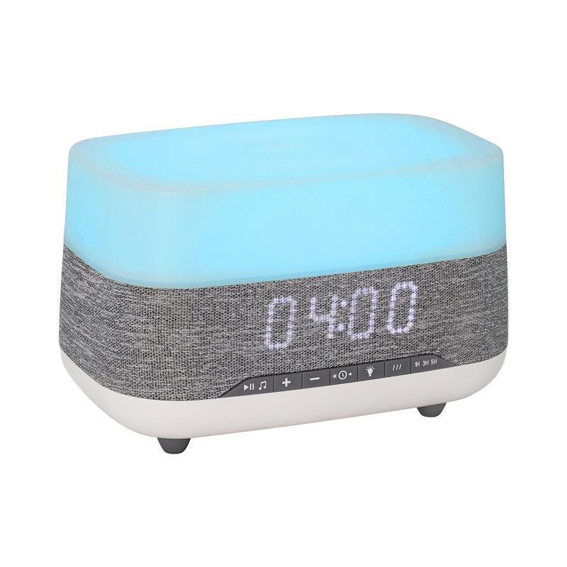 Buy Laser Ambient Diffuser Clock Radio with Bluetooth Speaker & Light 1 ...