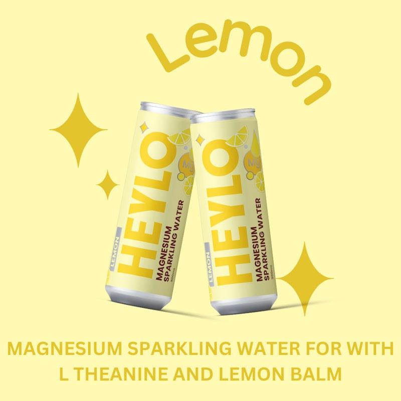 Buy Heylo Magnesium Sparkling Water - Calm - Lemon 24x300ml Online at ...