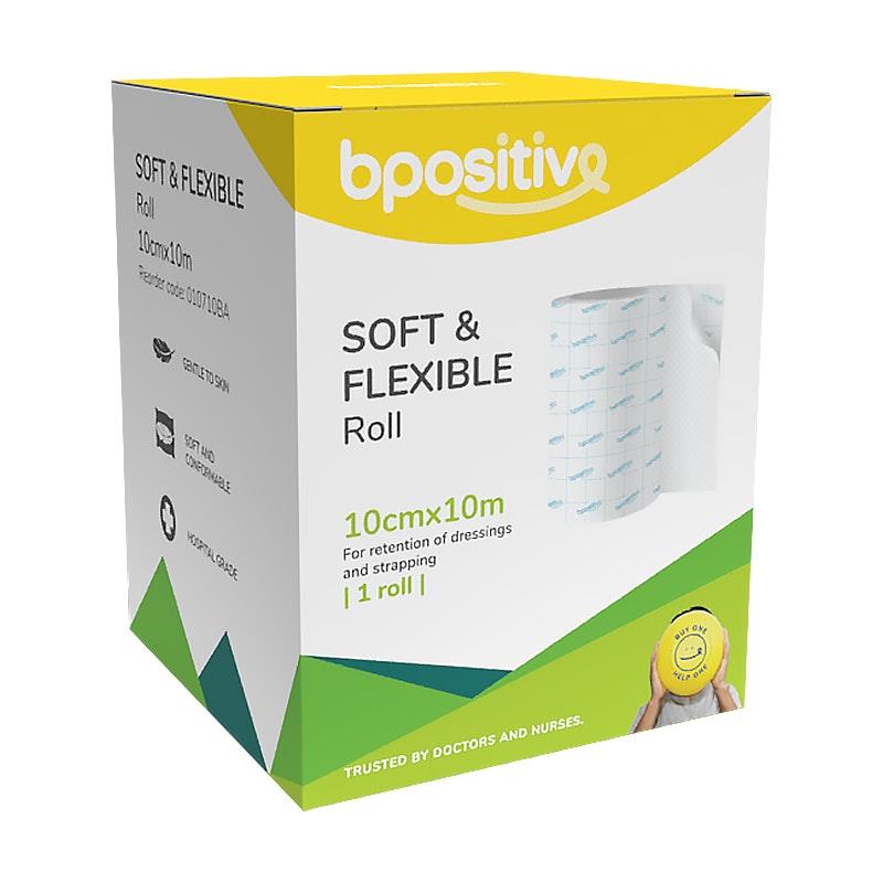Buy bpositive Soft & Flexible Roll 10cmx10m 1Pack Online at Chemist ...