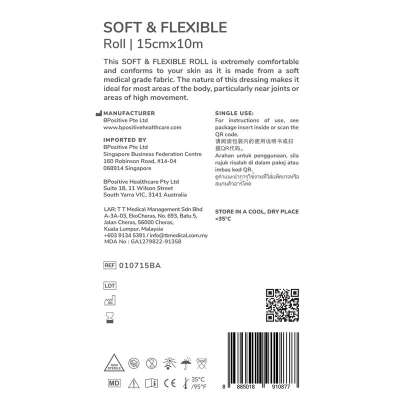 Buy bpositive Soft & Flexible Roll 15cmx10m 1Pack Online at Chemist ...