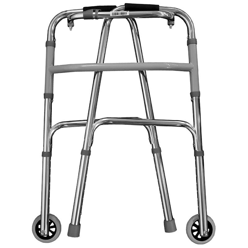 Buy Livingstone Walking Frame Adjustable Foldable Aluminium with 2 ...