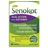 Buy Senokot Dual Action 90 Tablets Online at Chemist Warehouse®