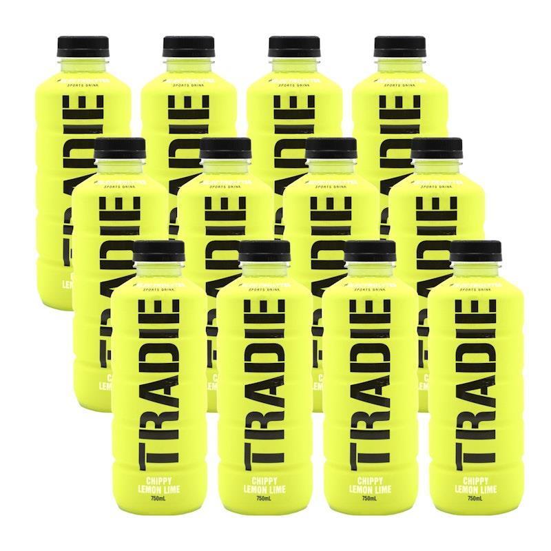 Buy Tradie Sports Drink Chippy Lemon Lime 750mL 12Pack online at ...