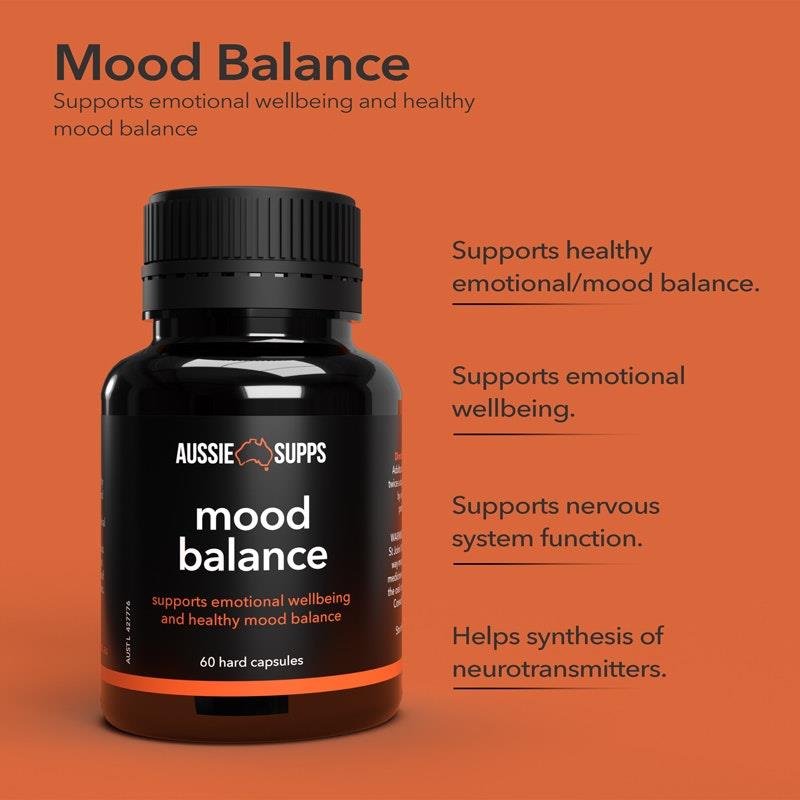 Buy AussieSupps Mood Balance 60 Capsules Online at Chemist Warehouse®