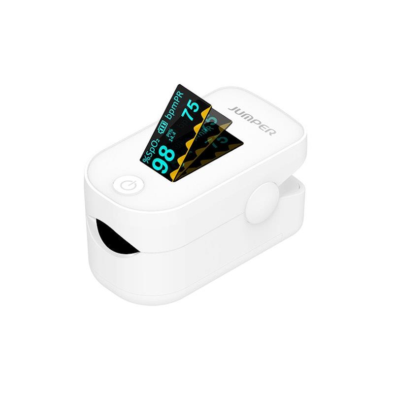 Buy Jumper Finger Pulse Oximeter with Alarm Feature & Perfusion Index ...