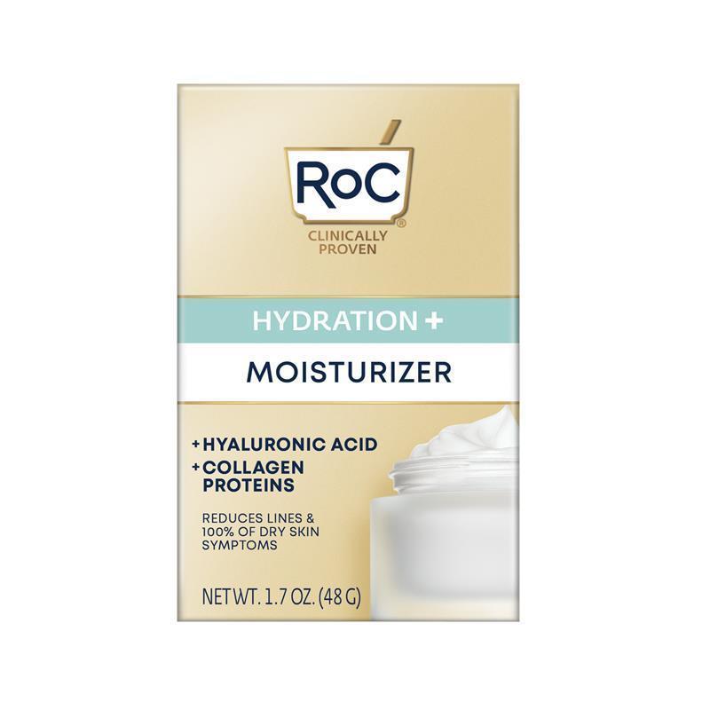 Buy Roc Hydration+ Hyaluronic Acid & Collagen Protein Moisturiser 48g online at Chemist Warehouse