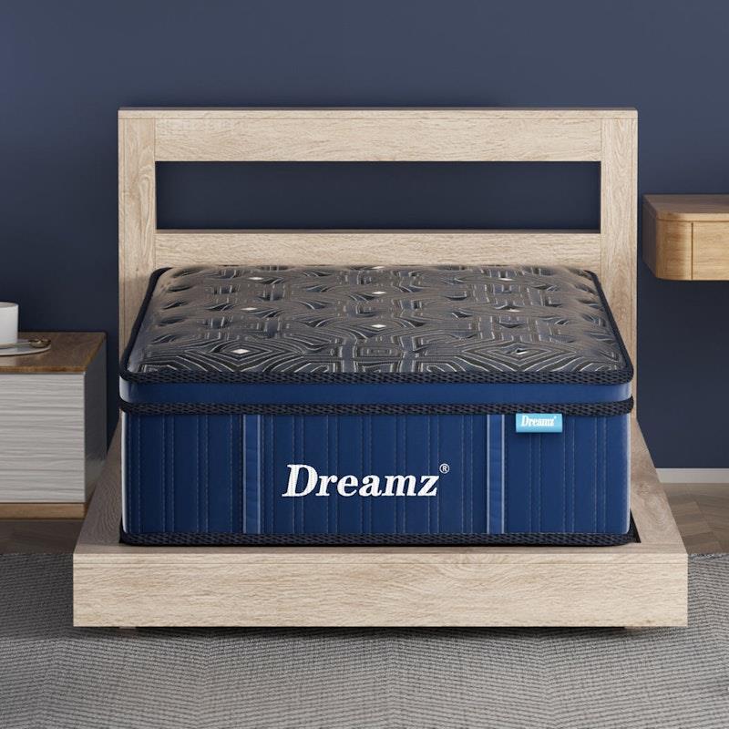 Buy DreamZ Spring Mattress Bed Euro Top Pocket Spring Medium Firm Foam ...
