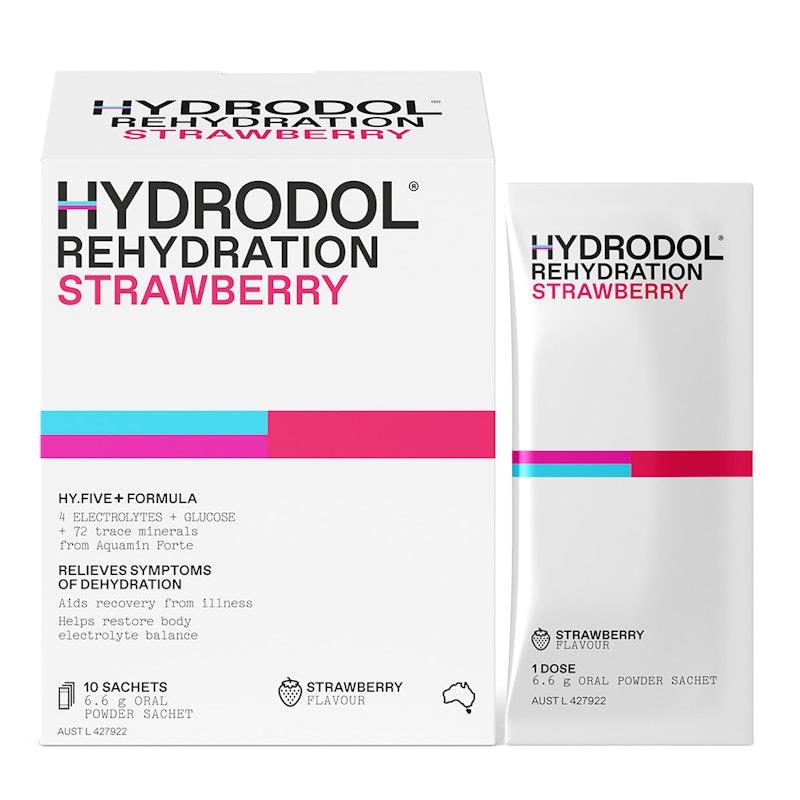 Buy Hydrodol Rehydration Strawberry 10 Sachets online at Chemist Warehouse
