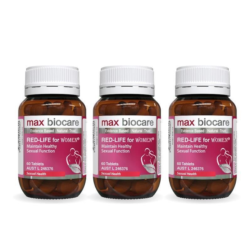 Buy Max Biocare RED-LIFE for Women 3Pack online at Chemist Warehouse