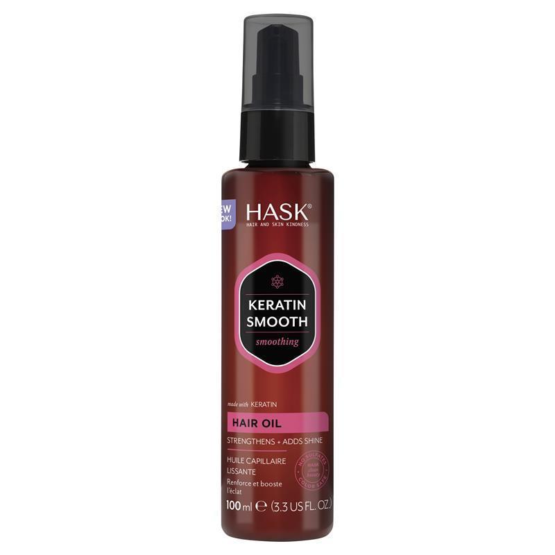 Buy HASK Keratin Smooth Hair Oil Pump Serum 100ml online at Chemist ...