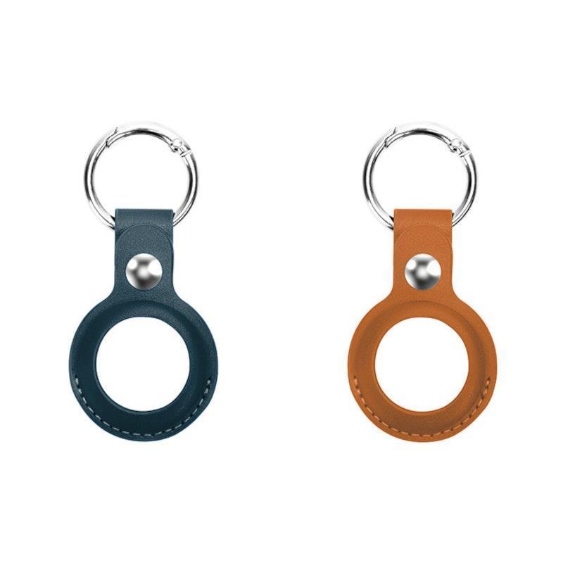 Buy Laser Leather AirTag Key Ring - Brown and Blue 2 Pack online at ...