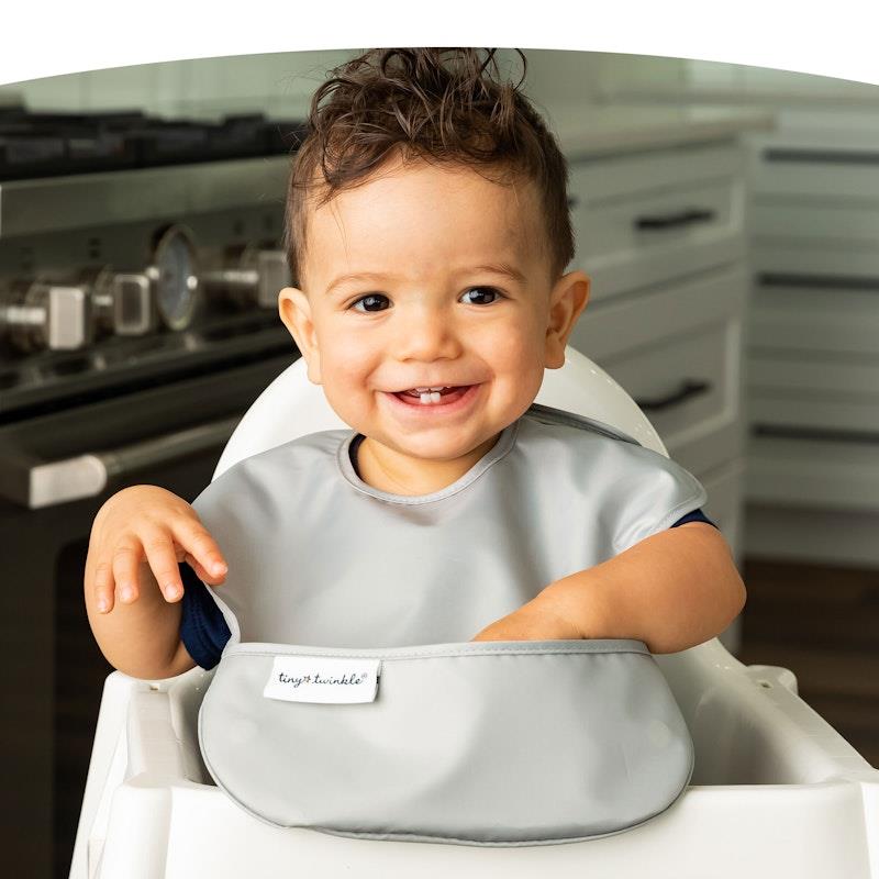 Buy Tiny Twinkle - Mess-proof Easy Bib - Solid Boy Set of 3 Online at Chemist Warehouse®