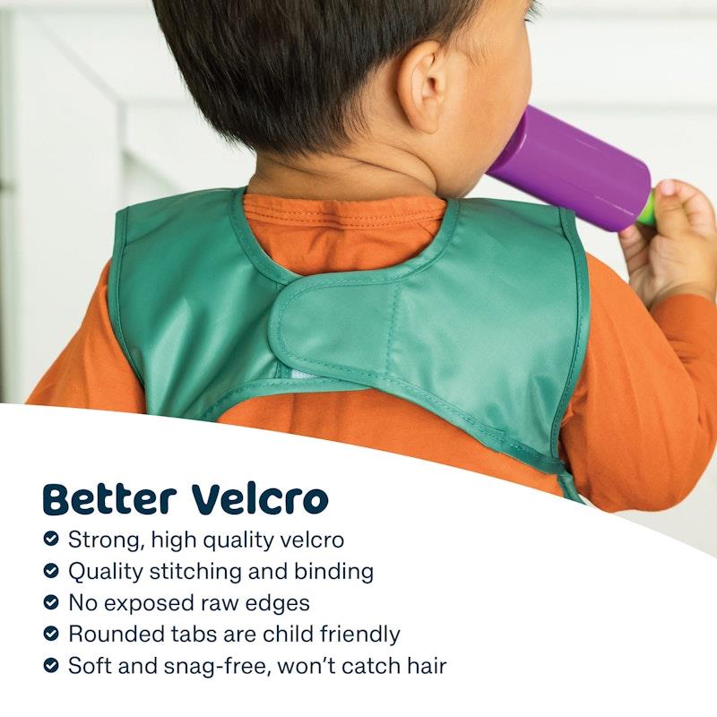 Buy Tiny Twinkle - Mess - Proof Apron Bib 2 Pack - Taupe & Dandelion Small (6-24M) Online at ...