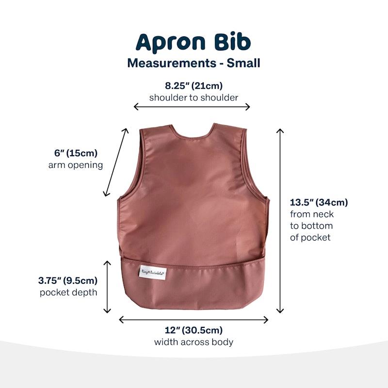 Buy Tiny Twinkle - Mess - Proof Apron Bib 2 Pack - Taupe & Dandelion Small (6-24M) Online at ...