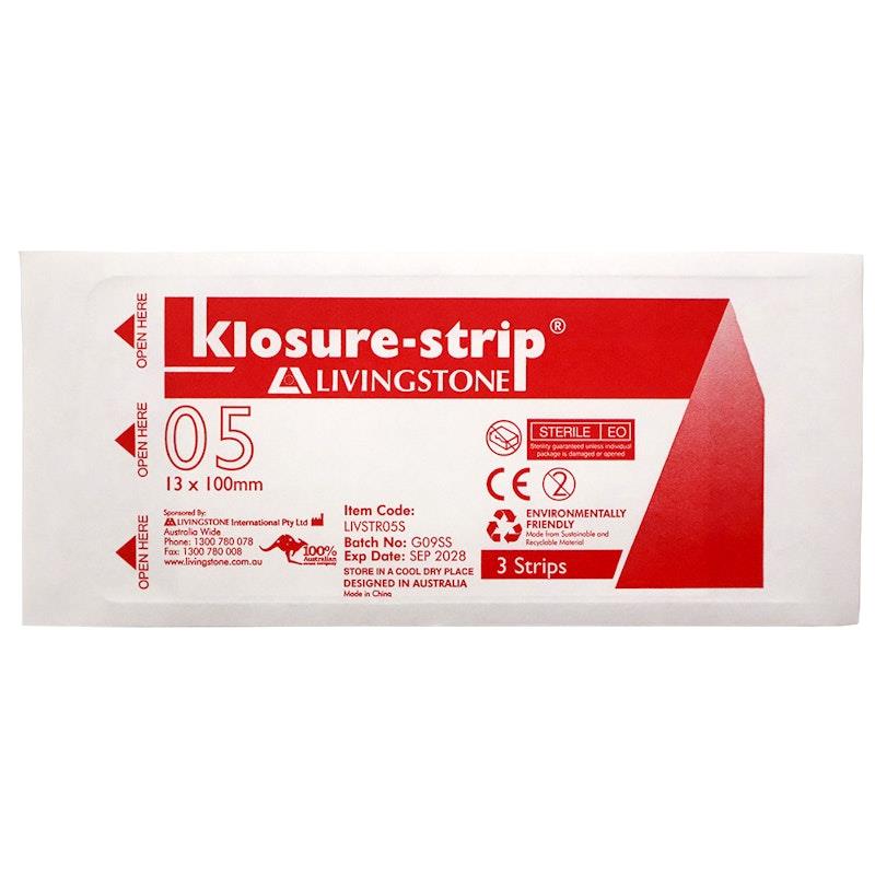 Buy Livingstone Klosure-Strip Reinforced Wound Skin Closure Strips 13 x ...