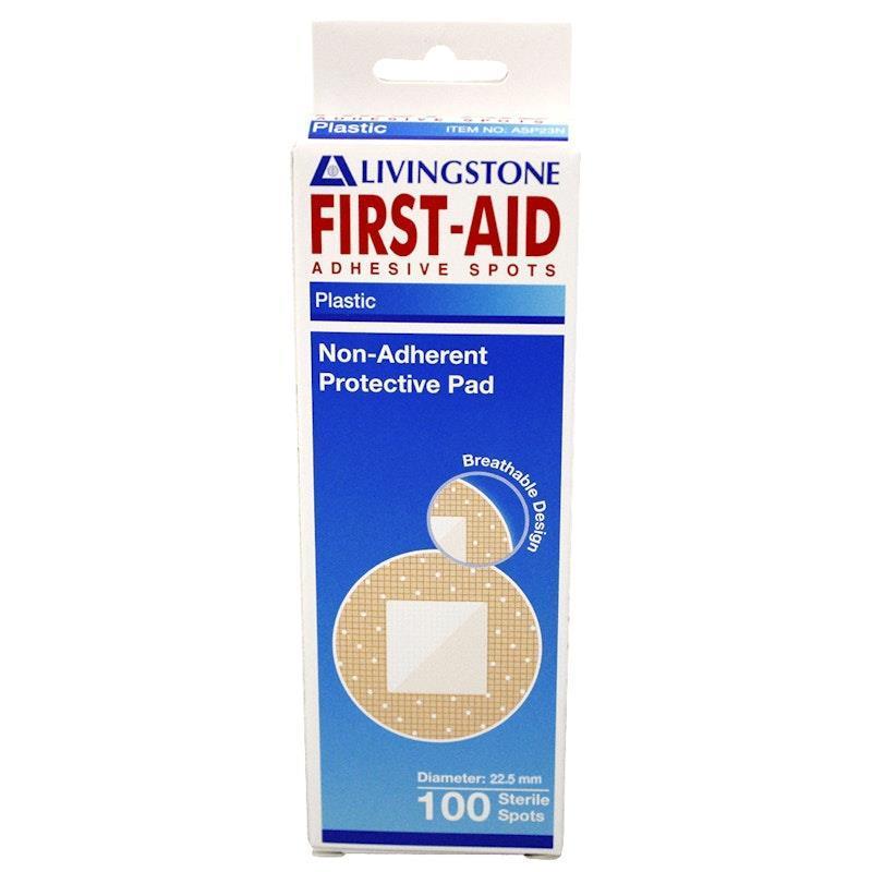 Buy Livingstone Adhesive Round Spot Plaster with Pad 22.5 mm 100 Pieces ...