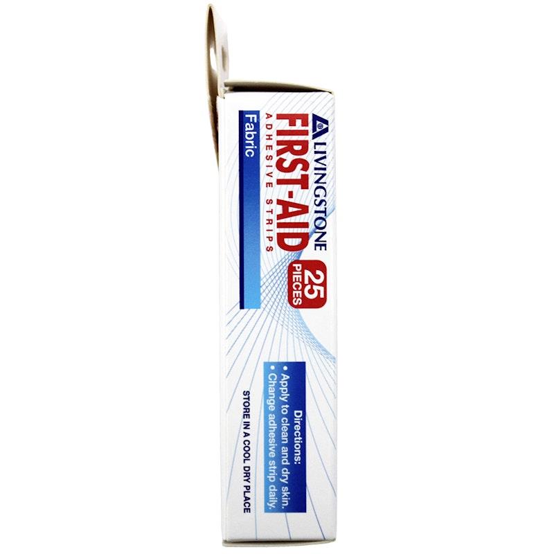 Buy Livingstone Adhesive Fabric First Aid Strips with Pad Sterile 73 x ...